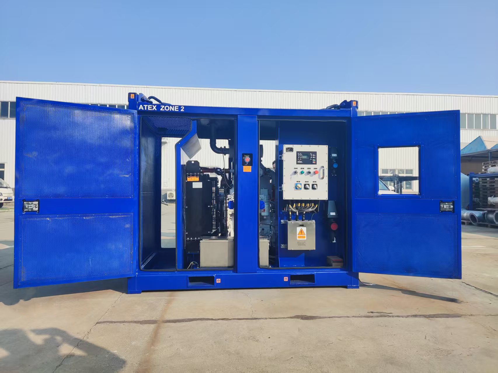 35KVA ATEX certified ZONE II Explosion Proof Diesel Engine generator ...