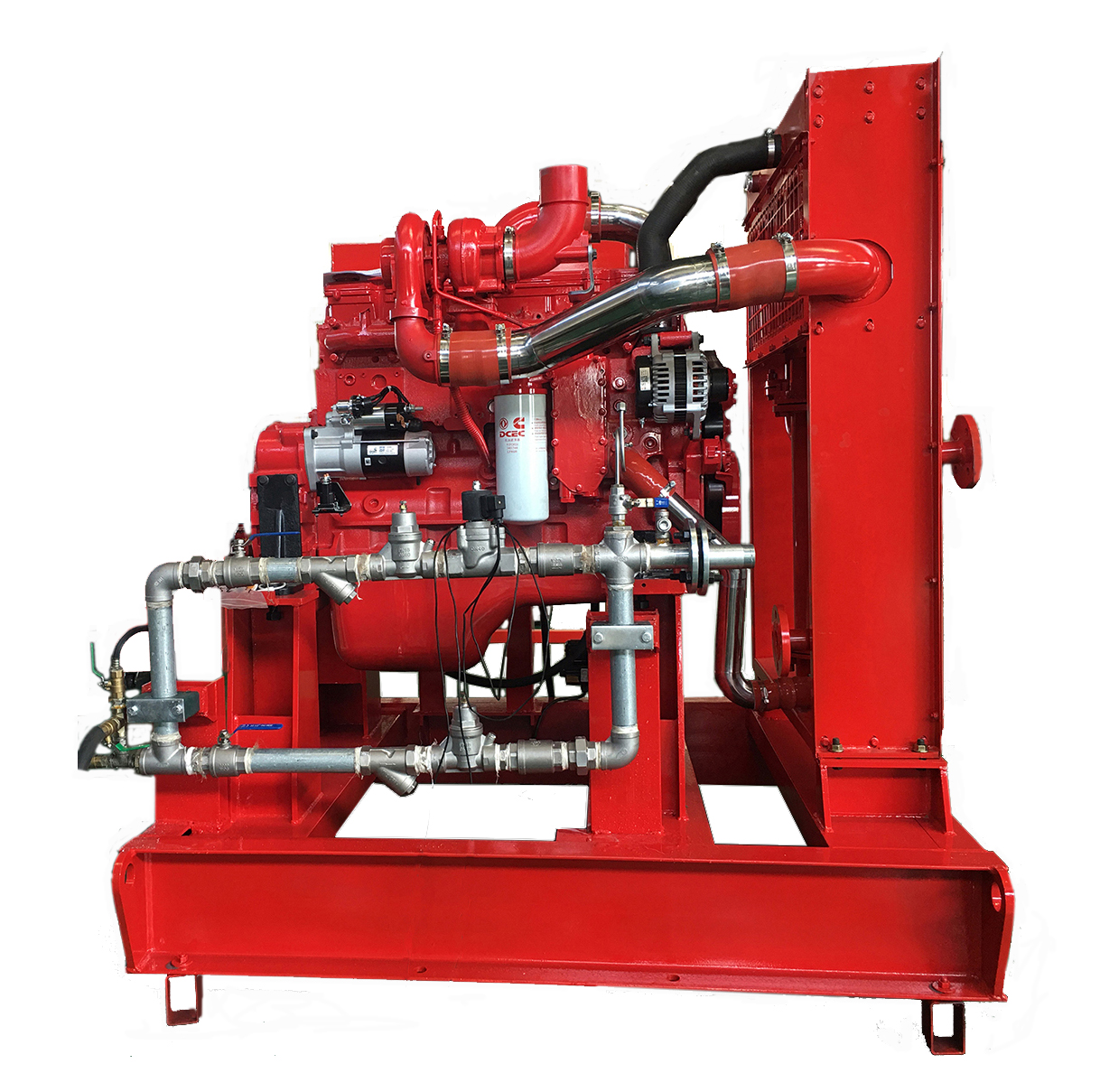 120KW 6BTAA5.9 Standby fire pump diesel engine unit – SHENGXIN MACHINERY